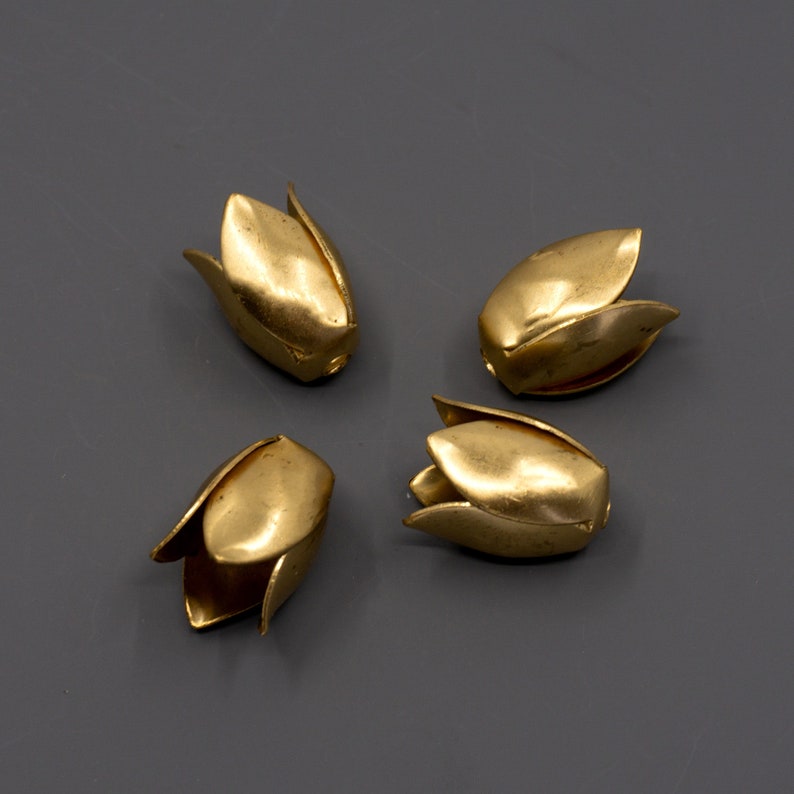 Brass Bead Caps Brass Flower Bead Cap Brass Findings Brass | Etsy