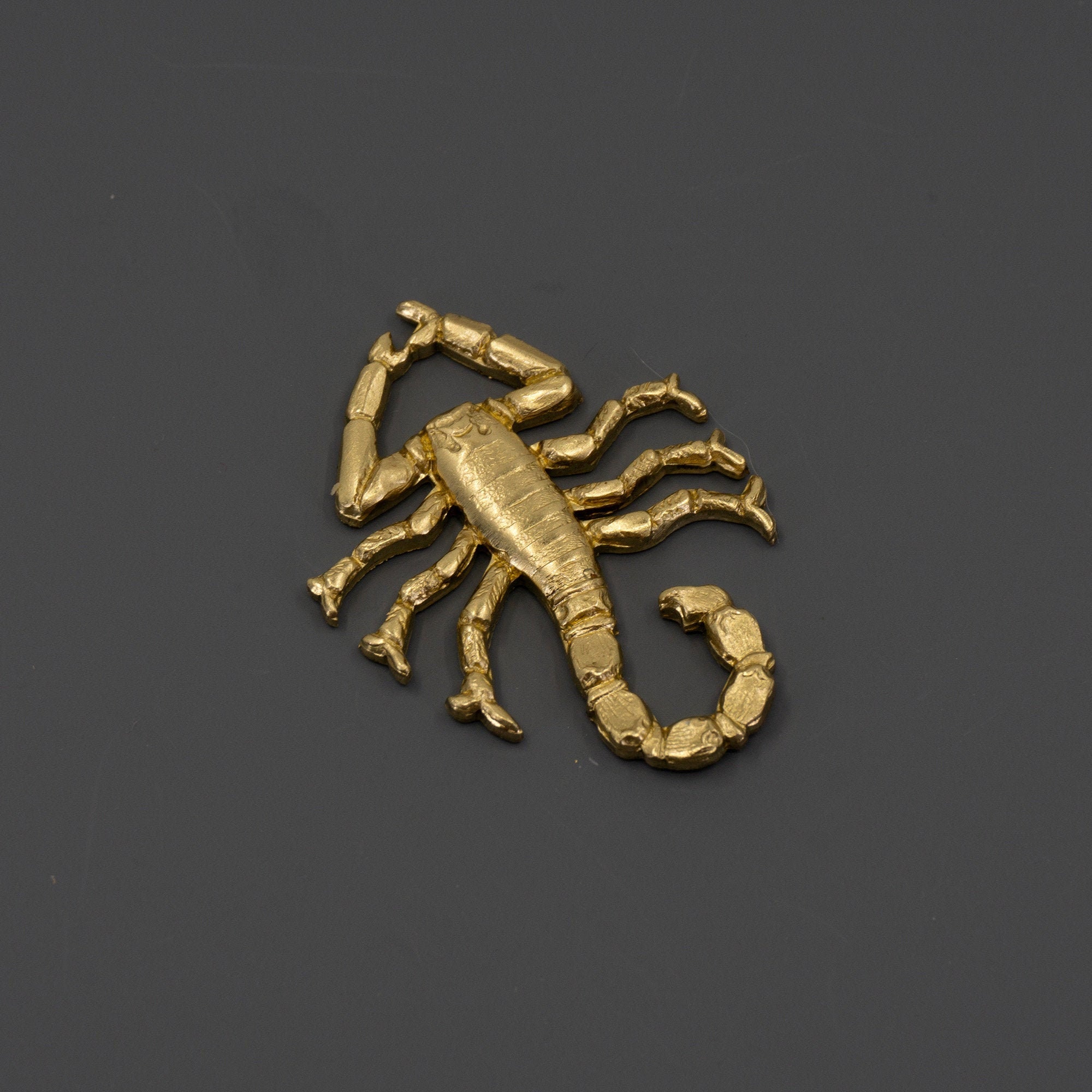Brass SCORPION Brass Findings Brass Insect Stamping Brass - Etsy