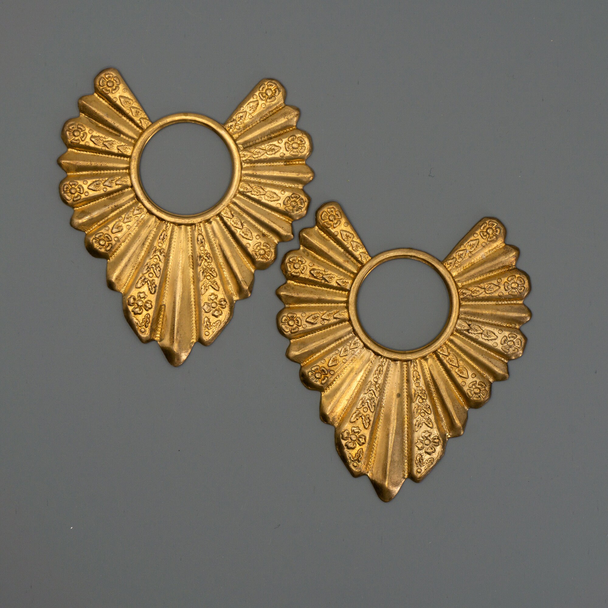 Raw Brass Earring Findings Brass Finding Brass Earring Drop - Etsy