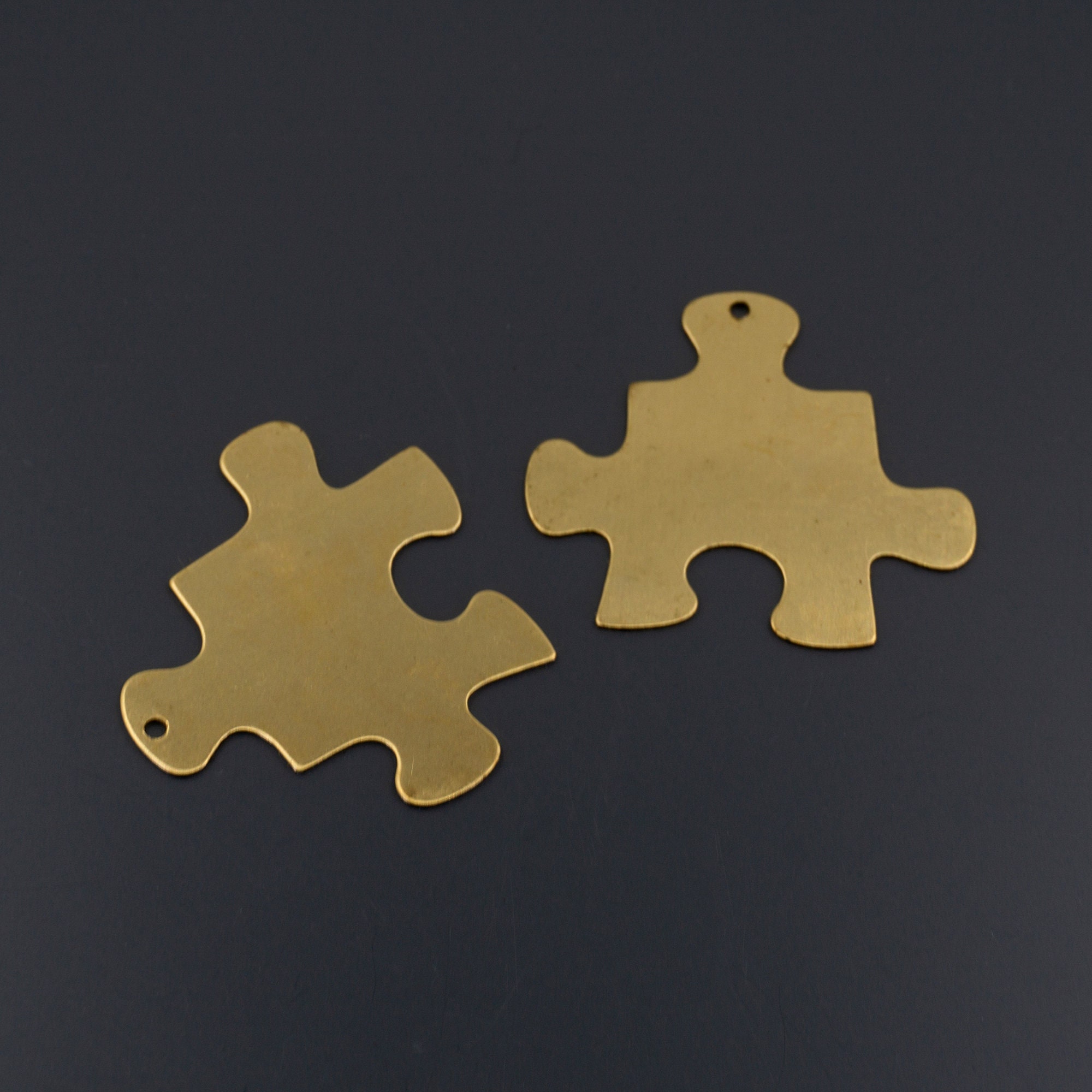 Brass Findings Raw Brass PUZZLE Pendants Brass Puzzle - Etsy