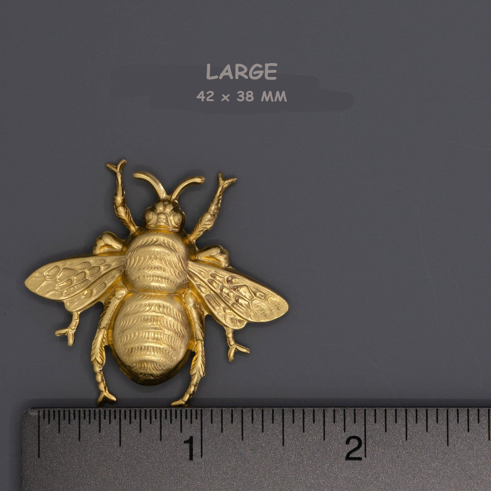 Brass BUMBLEBEE Brass Bee Gold Bees Insect Stamping Brass - Etsy UK