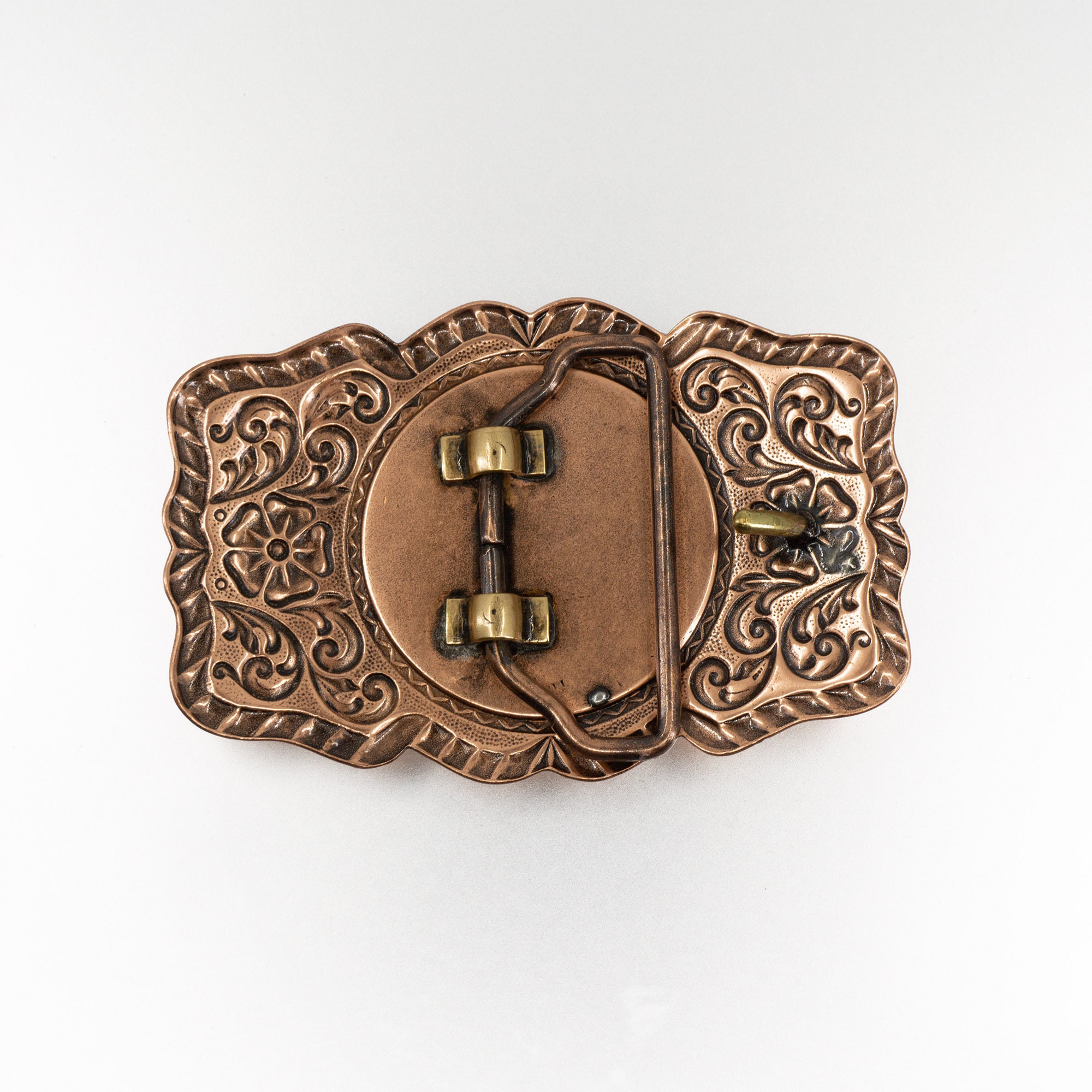 COPPER Belt Buckle Solid Copper HORSEHEAD Belt Buckle | Etsy