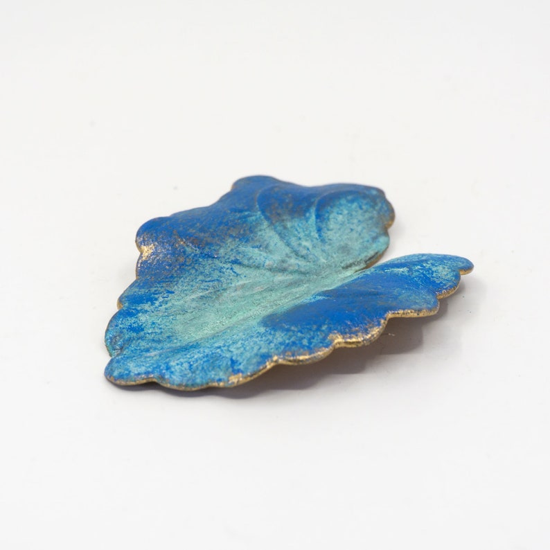 Ornate Hombre Patina Brass Leaf Patina Leaf Stampings - Etsy