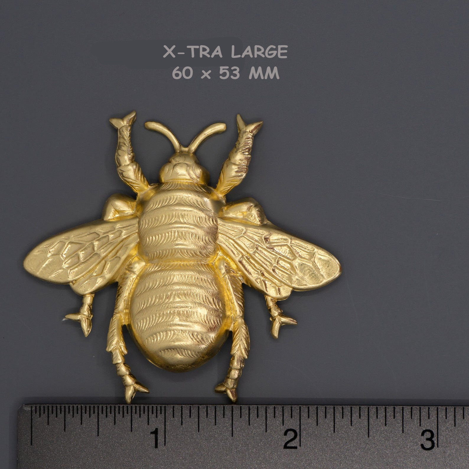 Brass BUMBLEBEE Brass Bee Gold Bees Insect Stamping Brass - Etsy UK