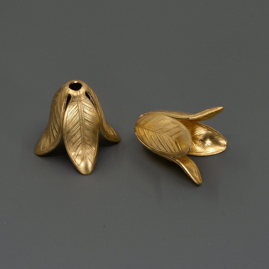 Brass Bead Caps Brass Petals Bead Caps Fancy Bead Caps | Etsy