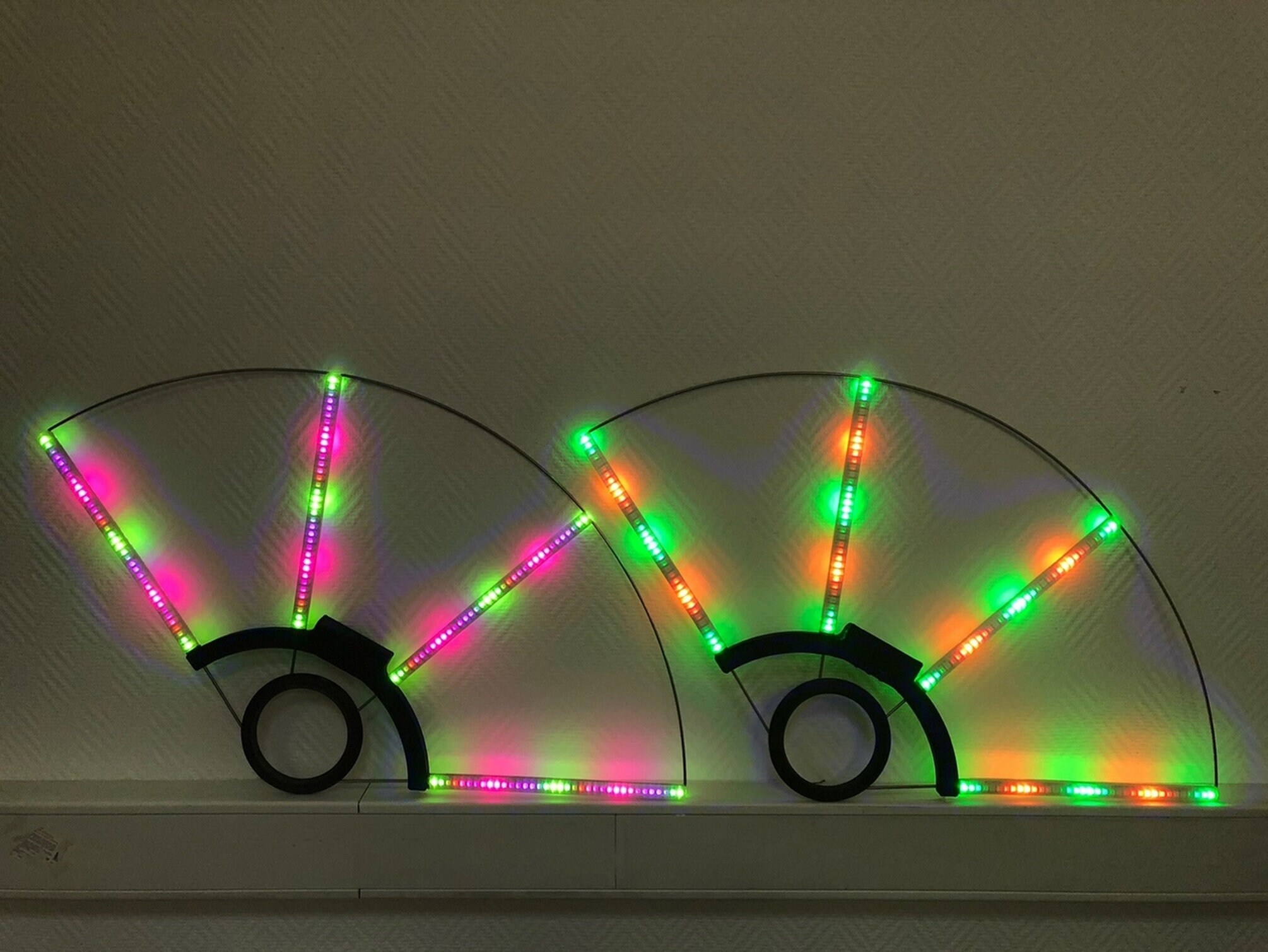 Ignis Pixel Fans 36 Px Visual LED Fans for Fire Light Show Digital ...