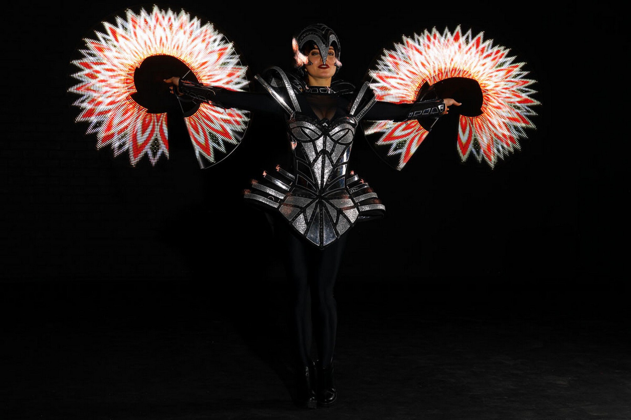 Ignis Pixel Fans 36 Px Visual LED Fans for Fire Light Show Digital ...