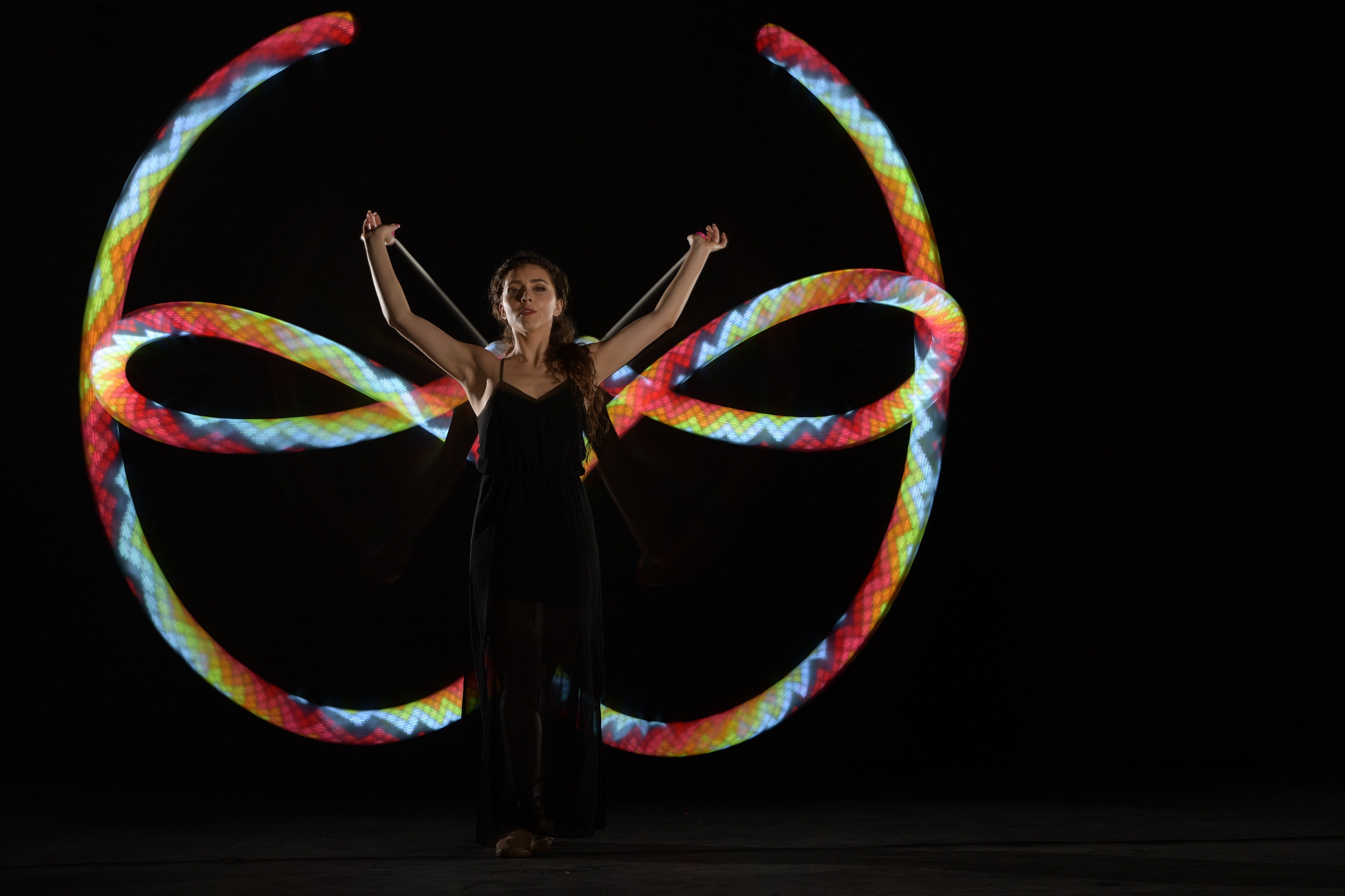 Ignis Pixel Bubblepoi Basic 16 (48 Leds) Poi for Fire Light Show ...