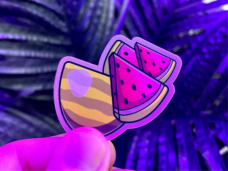 Mixed Fruit Sticker | Cute Fruit Sticker | Modern Digital Art | 1pc ...