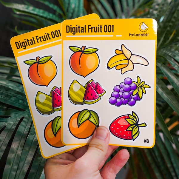 Fruit Stickers - Etsy