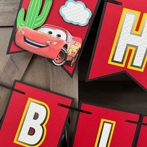 Lightning Mcqueen Birthday/lightning Mcqueen Birthday Banner/cars ...