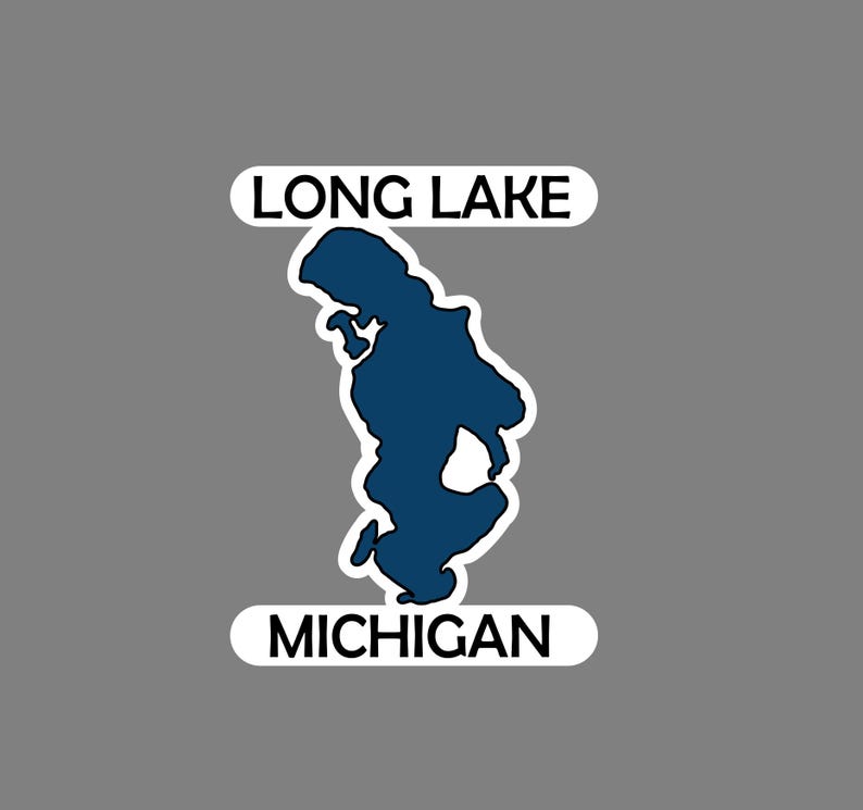 Long Lake - Vinyl Sticker / Car Decal - Etsy