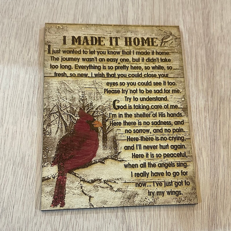 Cardinal Poem - Etsy
