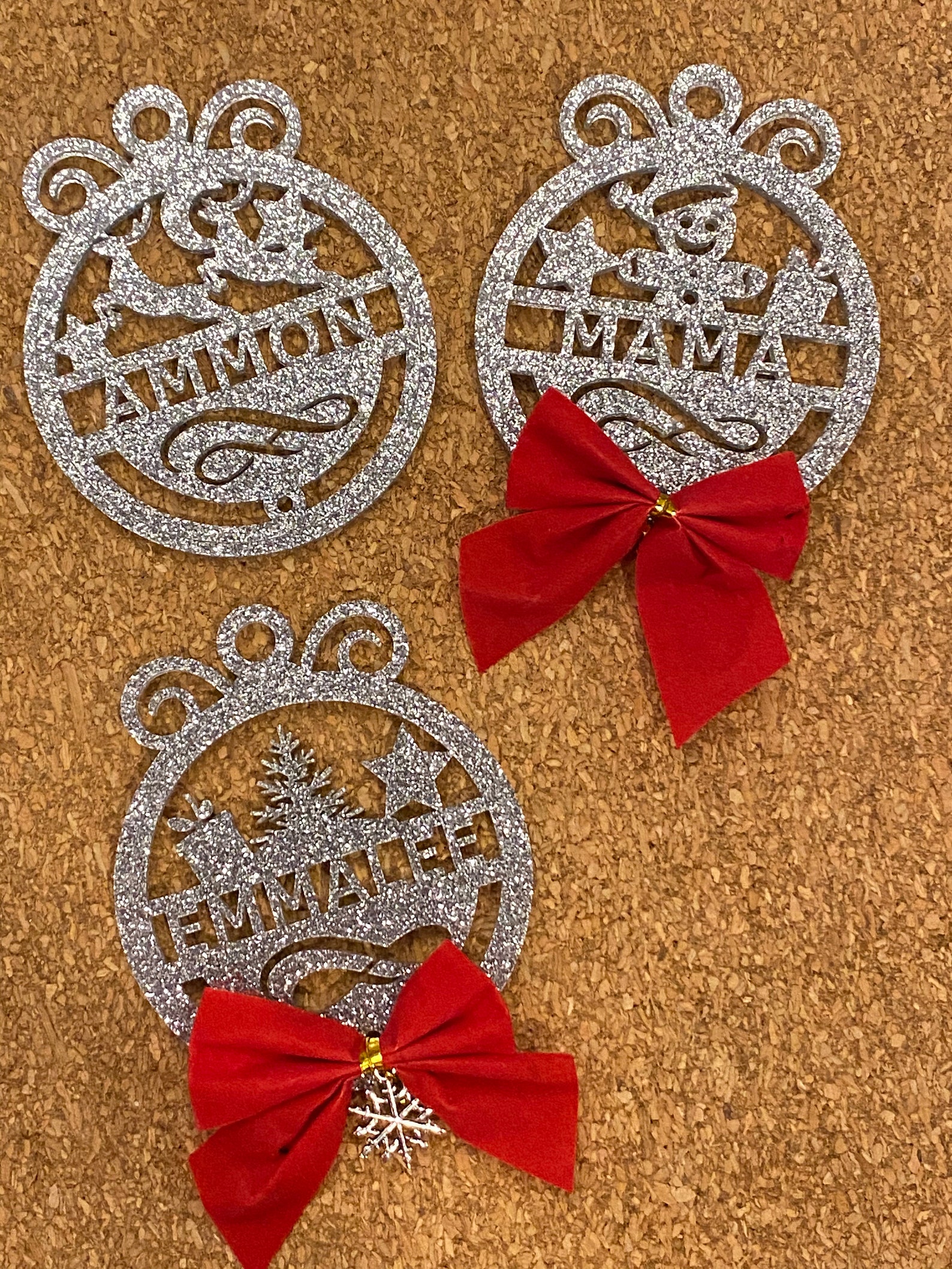 Custom Christmas ornaments / personalized | Etsy