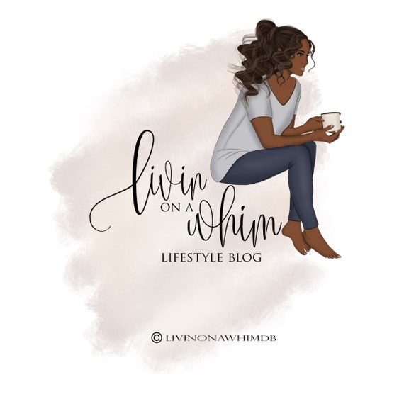 Custom Logo Design Lifestyle Blog Logo Blog Logo Watermark | Etsy