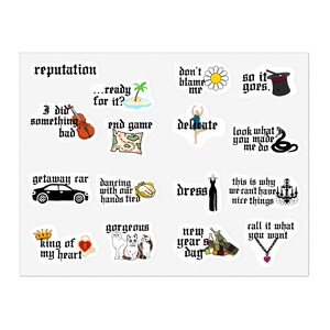 Reputation Sticker Sheet - Etsy Canada