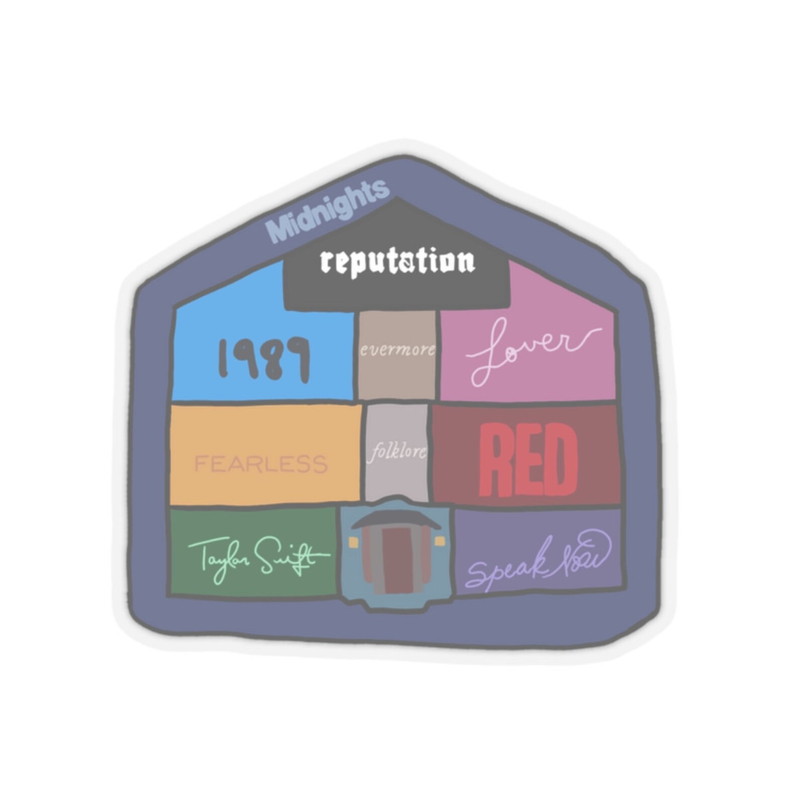 Lover House Sticker - Etsy