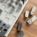 Concrete Brutalist Chess Set - Etsy