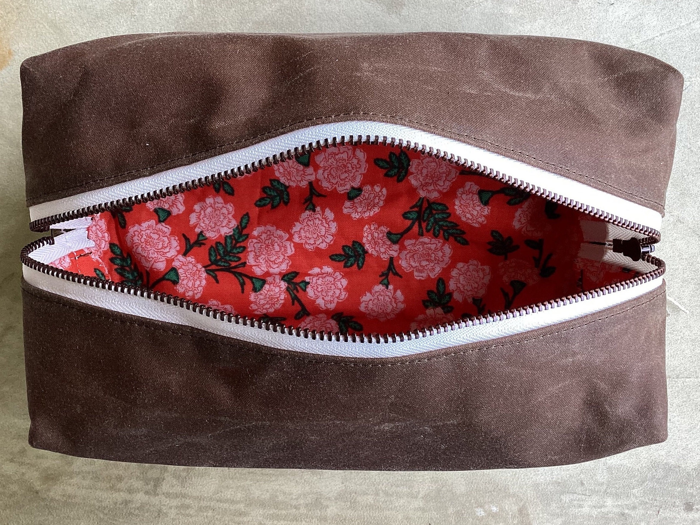 Waxed Canvas Rifle Paper Co Toiletry Bag - Etsy