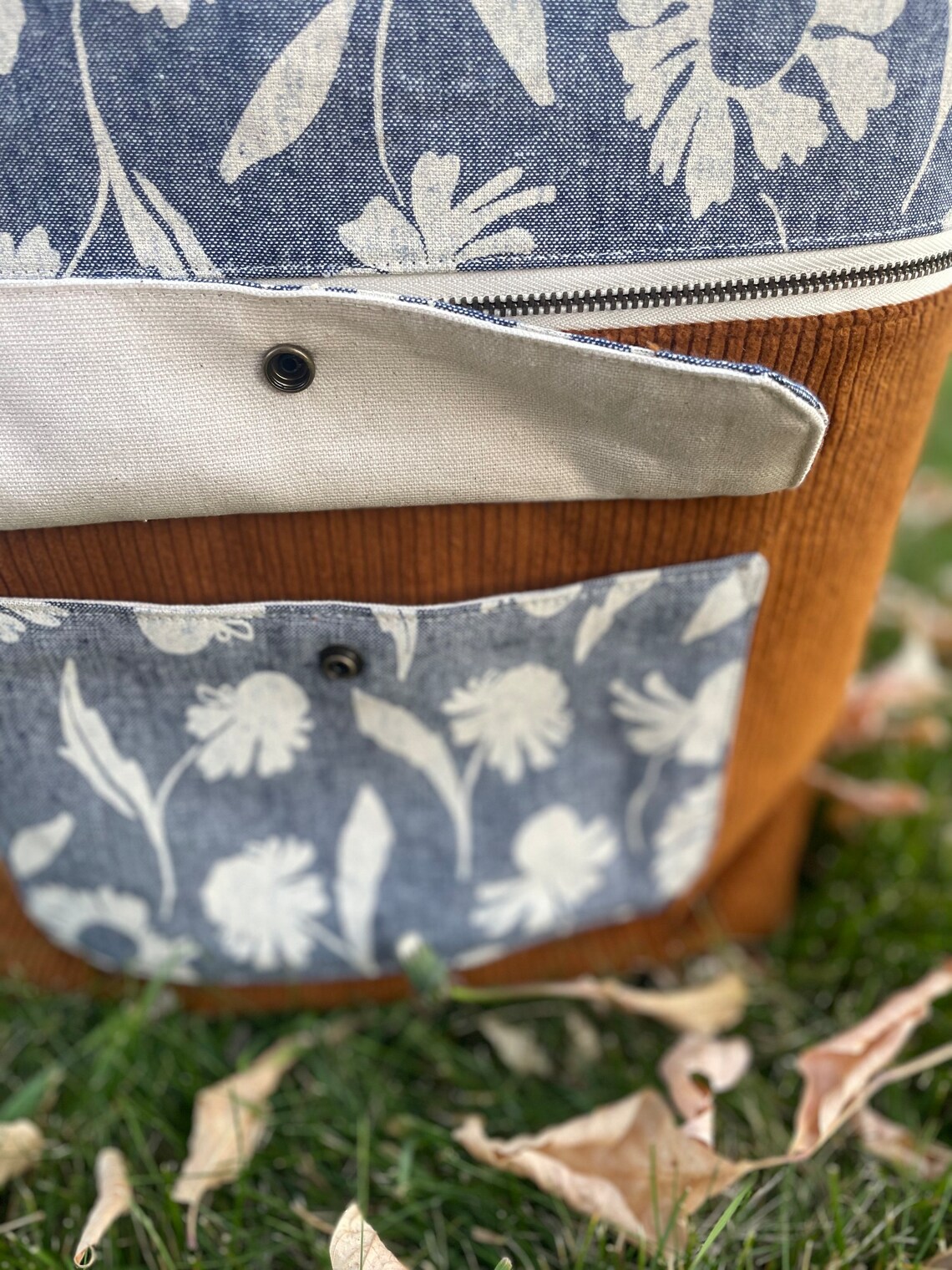Corduroy and Canvas Caravan Tote - Etsy