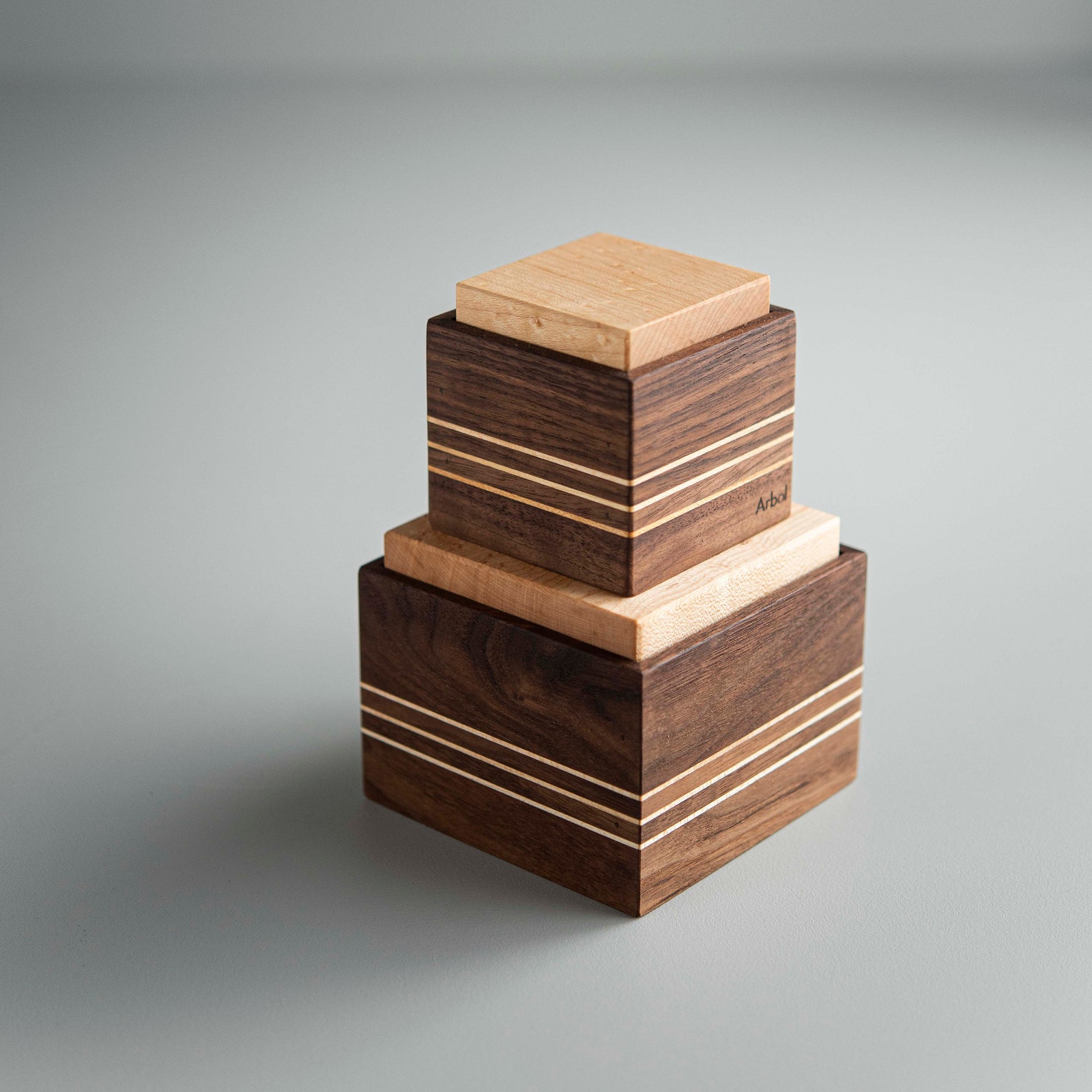 Premium Maple Wood Salt Cellar With Lid - Etsy