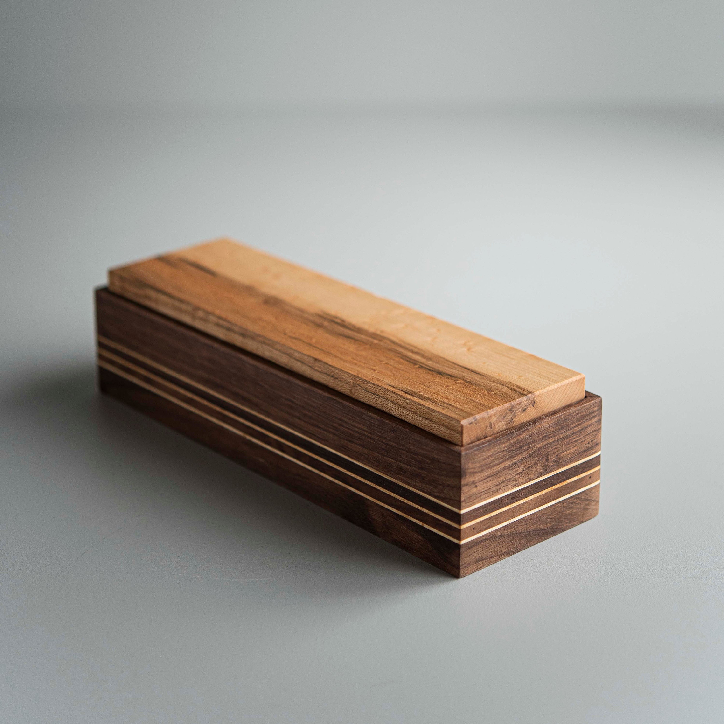 Premium Maple Wood Salt Cellar With Lid - Etsy