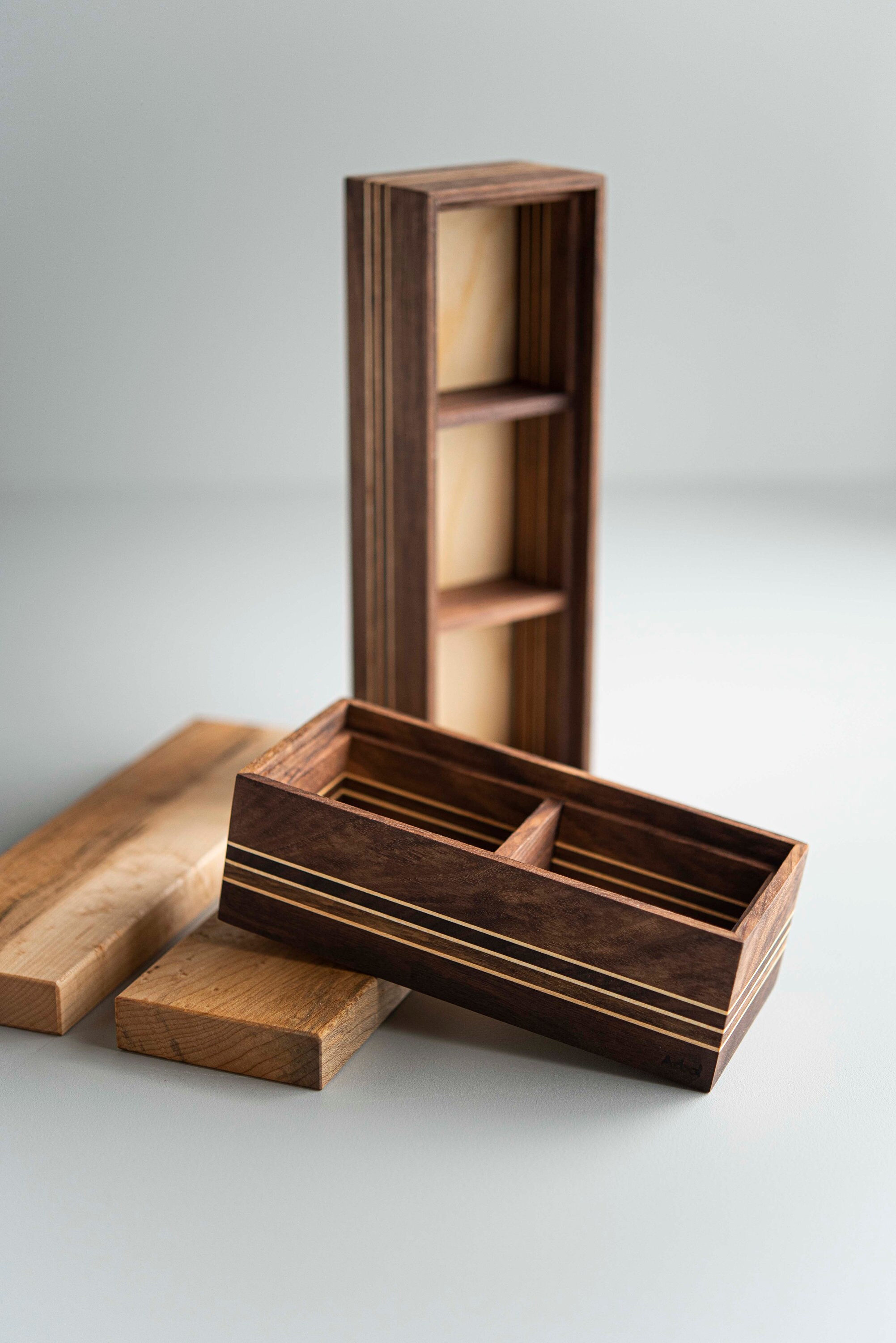 Premium Maple Wood Salt Cellar With Lid - Etsy