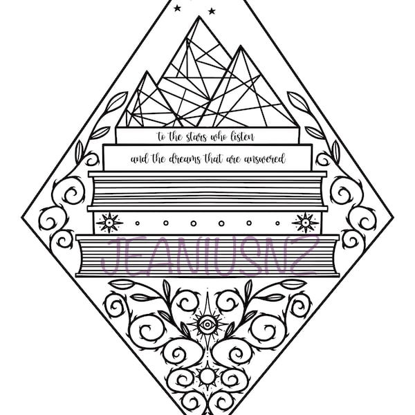 Acotar Mountain Svg - Etsy Australia