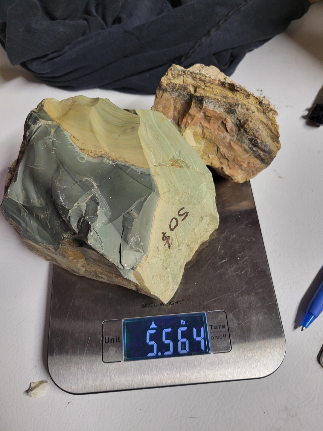 Blue Mountain Jasper Rough Cutting Lapidary Rock - Etsy