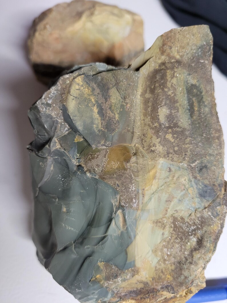 Blue Mountain Jasper Rough Cutting Lapidary Rock - Etsy