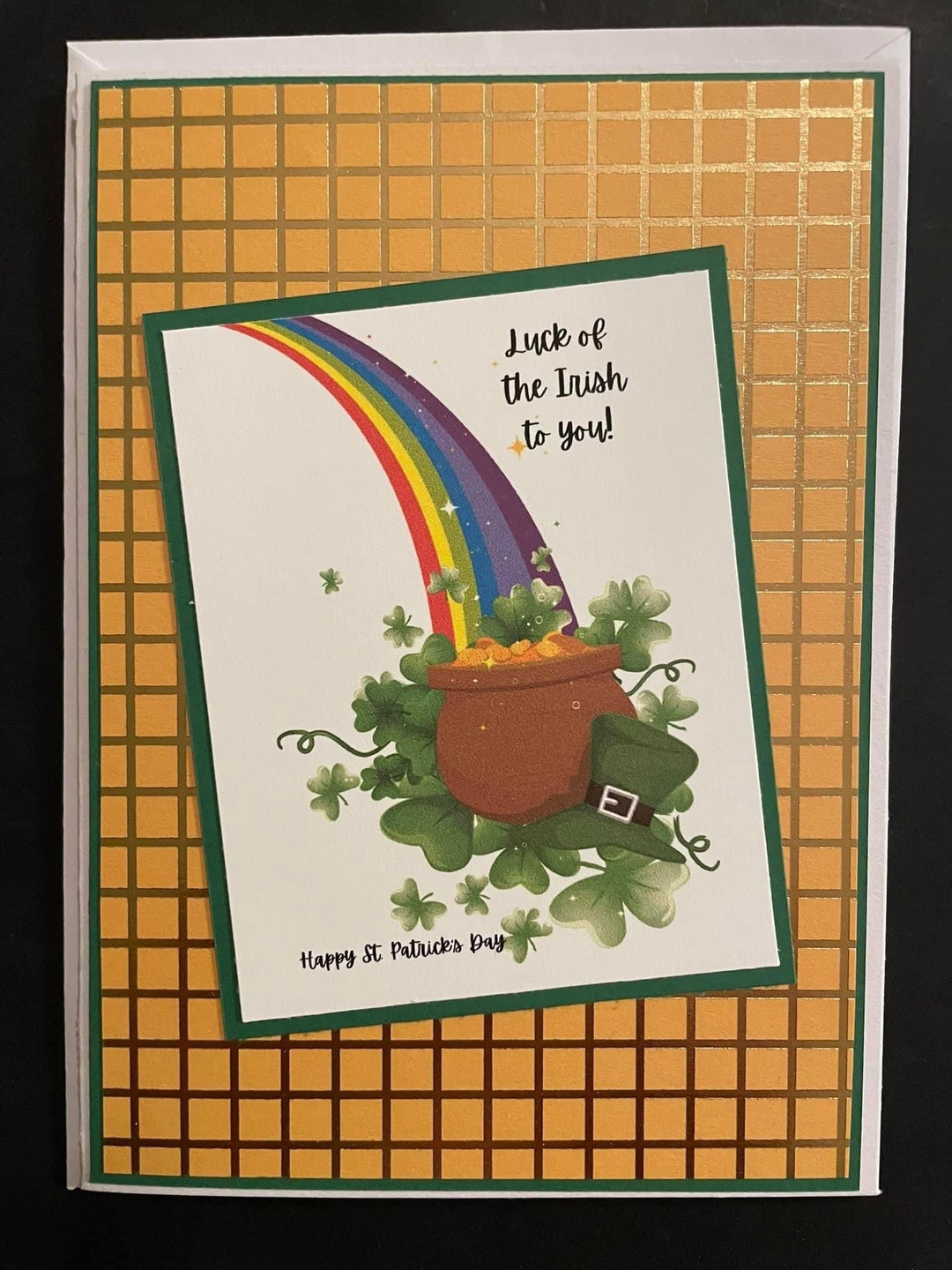 Luck of the Irish to You St Patrick's Day Card Handmade - Etsy