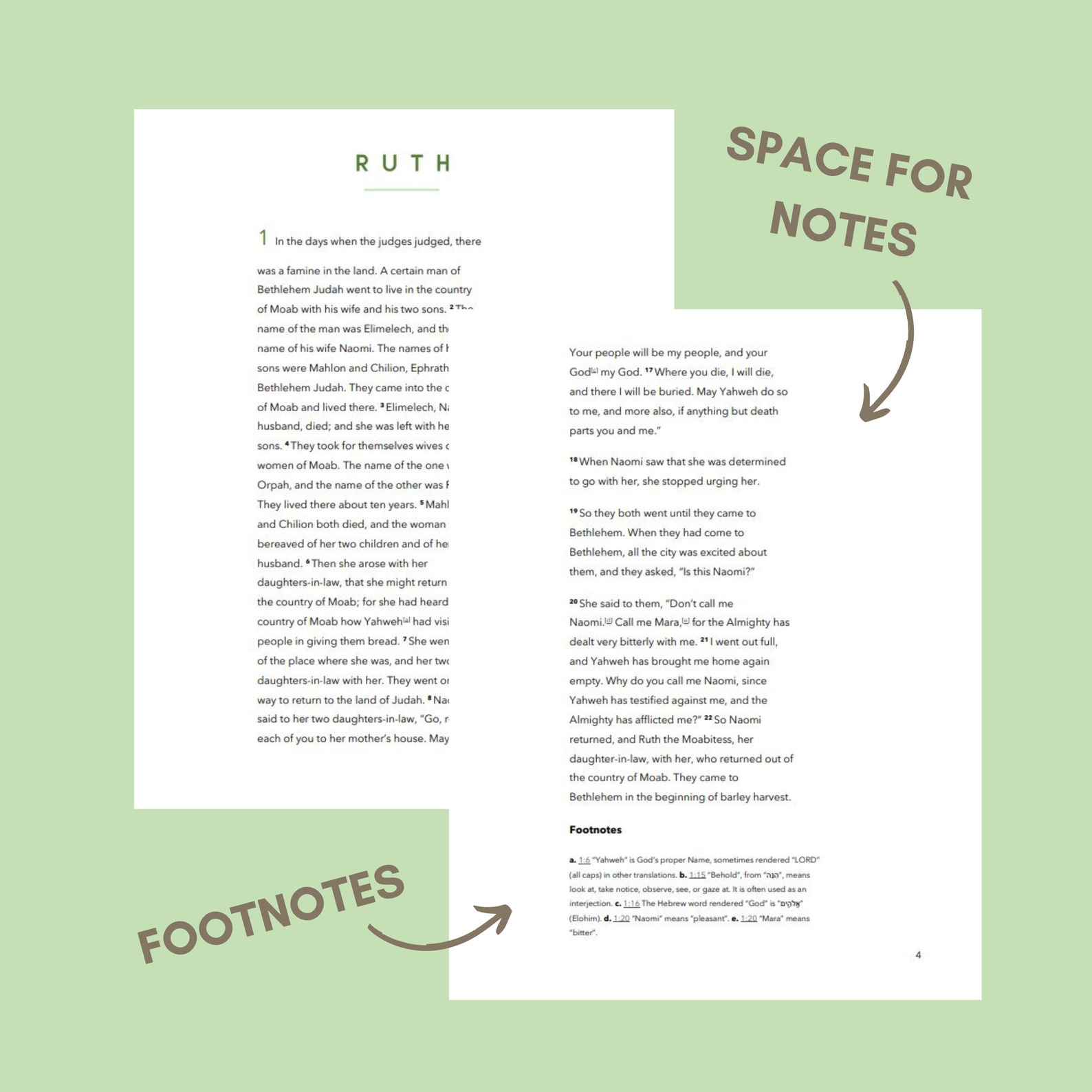 Ruth Printable || Bible Reading & Journaling || Scripture Study and ...