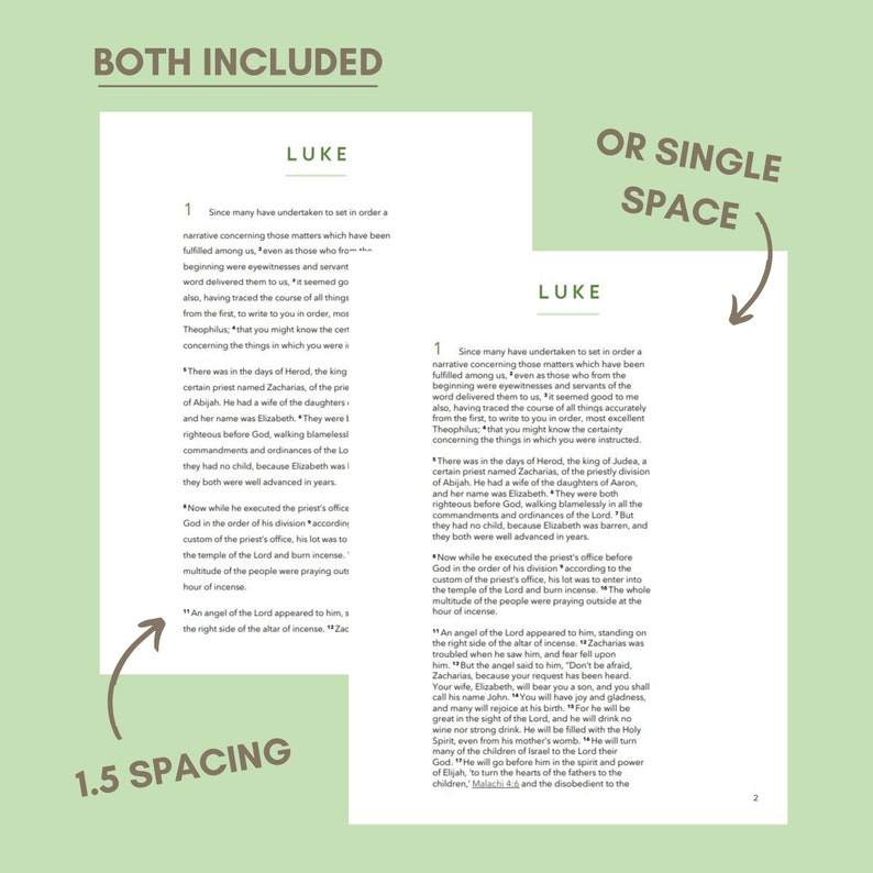 Luke Printable || Bible Reading & Journaling || Scripture Study and ...