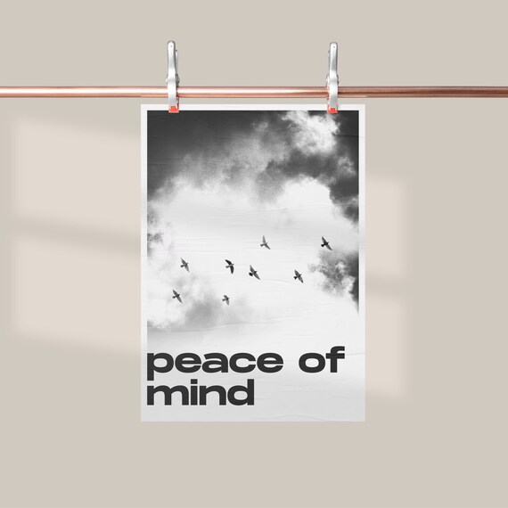 Peace of Mind Poster - Etsy