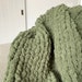Chunky Hand Knit Blanket - Etsy
