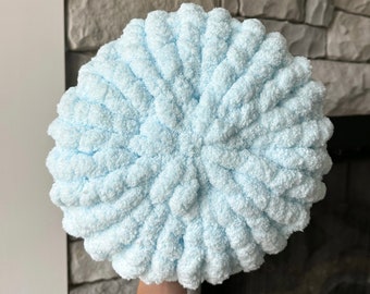 Do It Yourself, Chunky Hand-knit Pillow, DIY Kit With Video Tutorial - Etsy