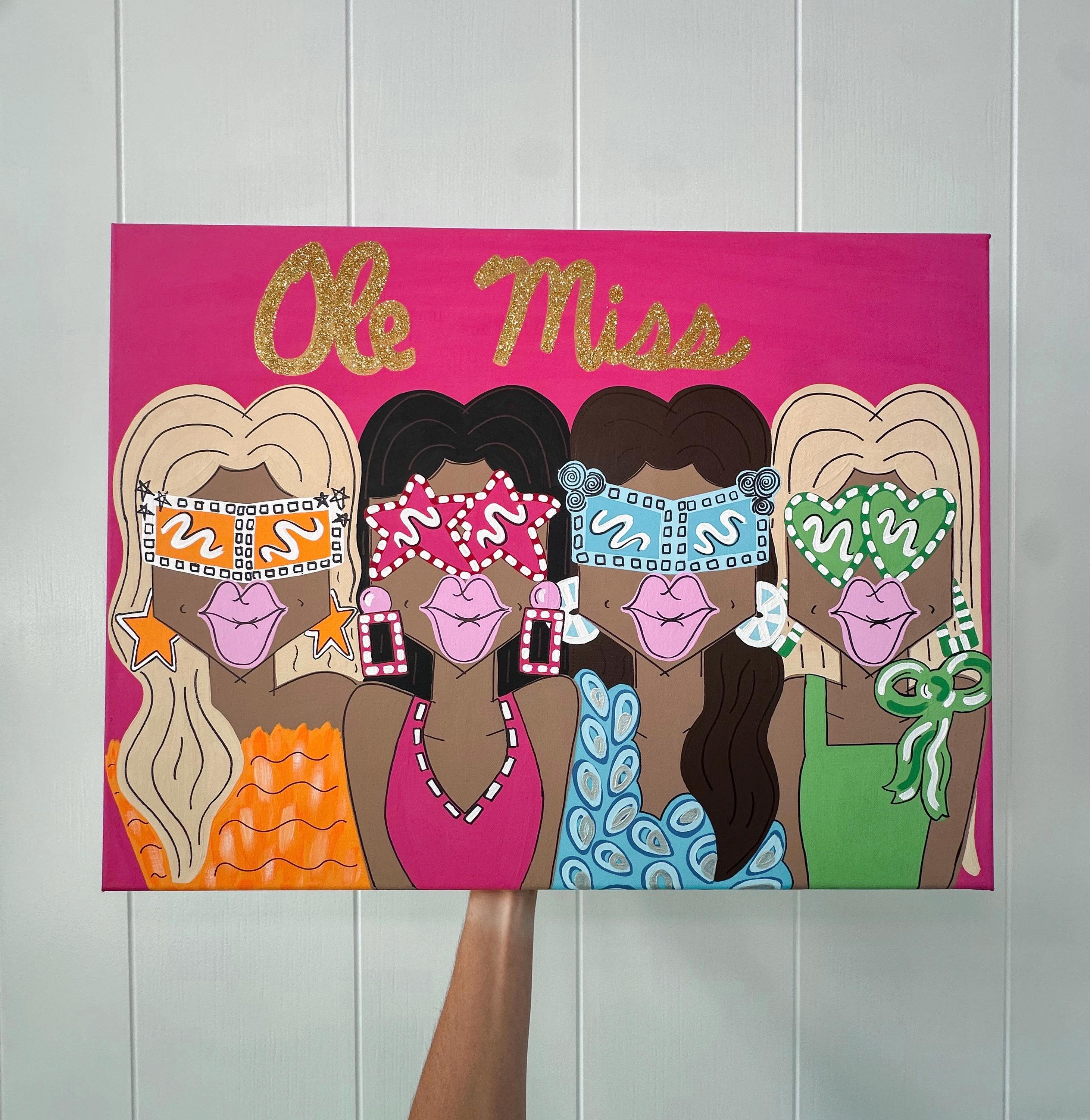 Custom Roommates Funky Girls in Glasses Portrait - Etsy
