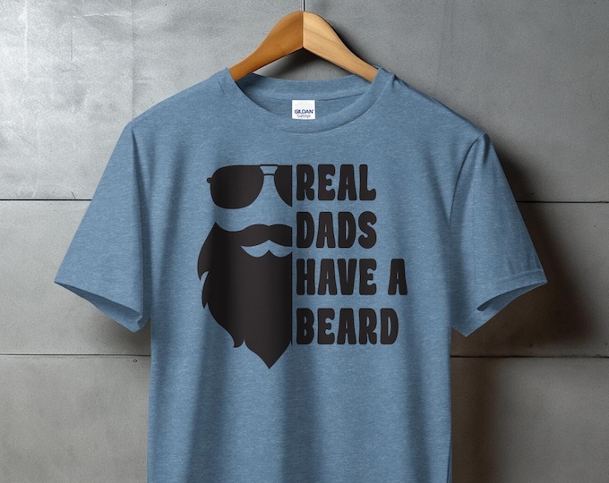 Funny Dad Shirt Beard Gifts for Daddy T Shirt Beard Tshirt Fathers Day ...
