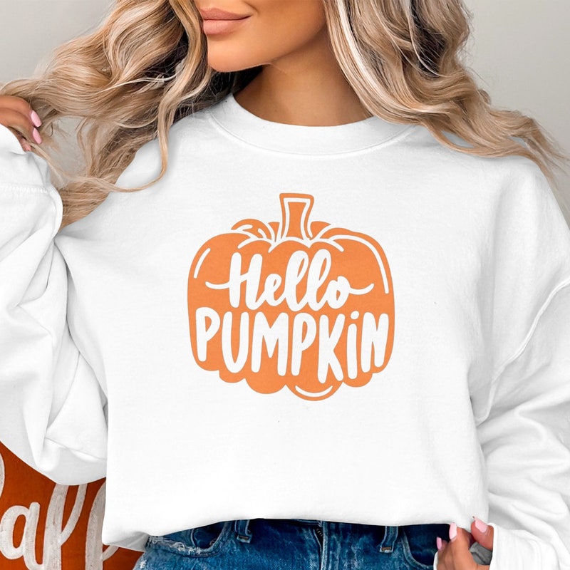 Hello Pumpkin Sweatshirt - Etsy
