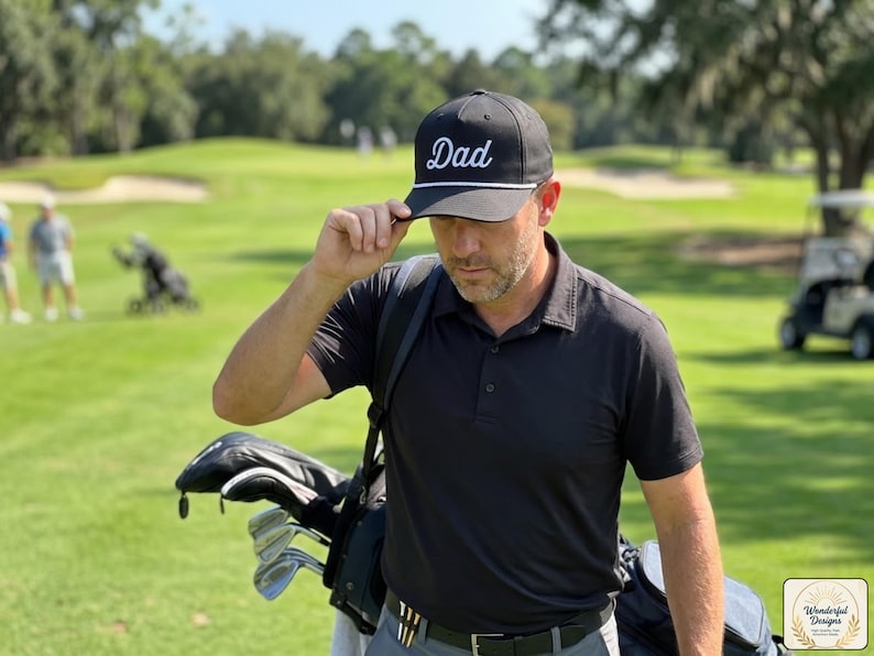 Dad Embroidered Rope Hat - Richardson 258 Five Panel Snapback Golf Cap ...