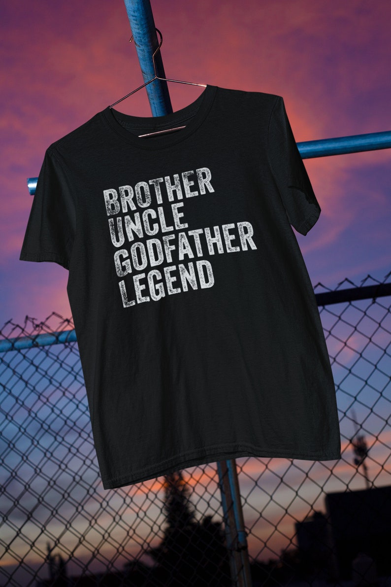 Brother Uncle Godfather Legend T-shirt, Gift for Godparent - Etsy
