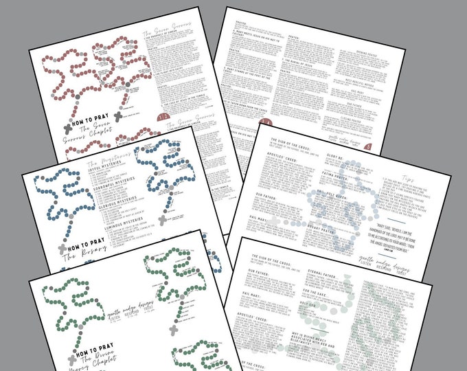 How to Pray Pamphlet Printables Catholic Prayer Printables the Rosary ...