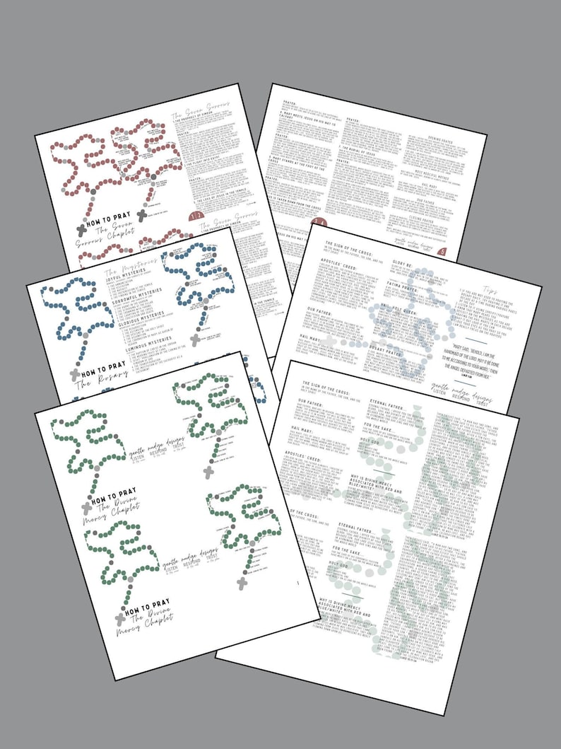 How to Pray Pamphlet Printables Catholic Prayer Printables the Rosary ...
