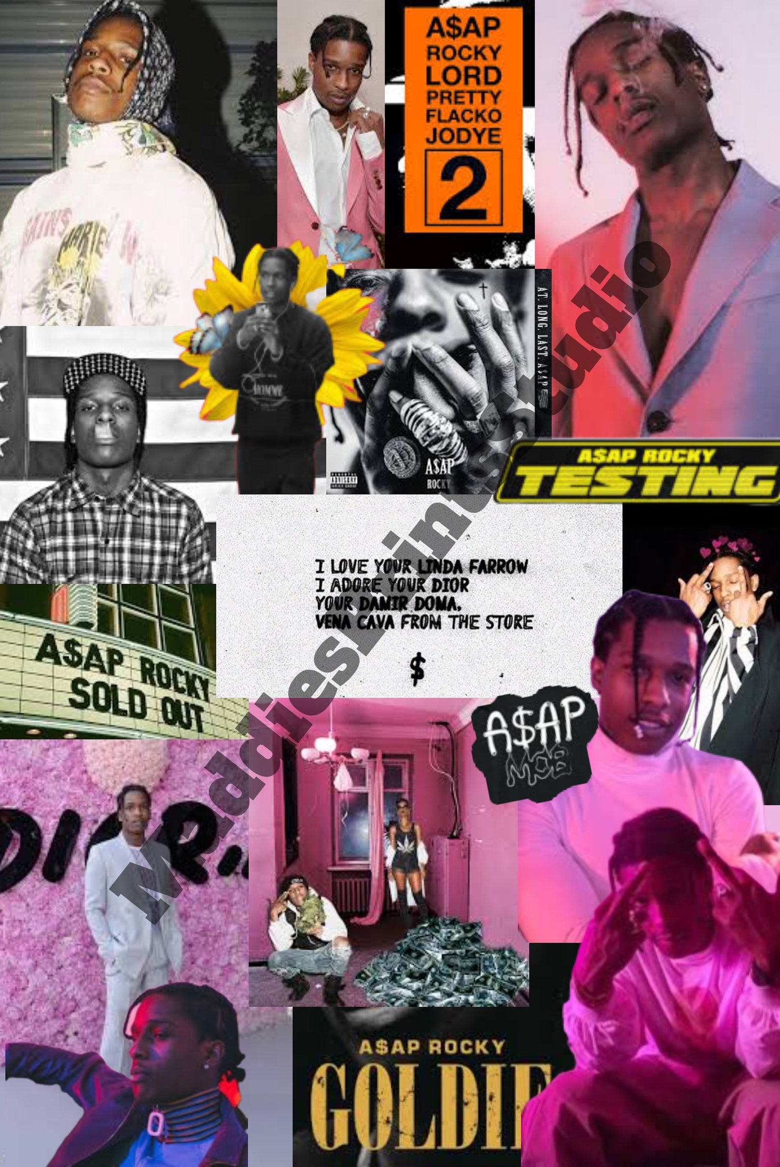 ASAP Rocky Collage | Etsy