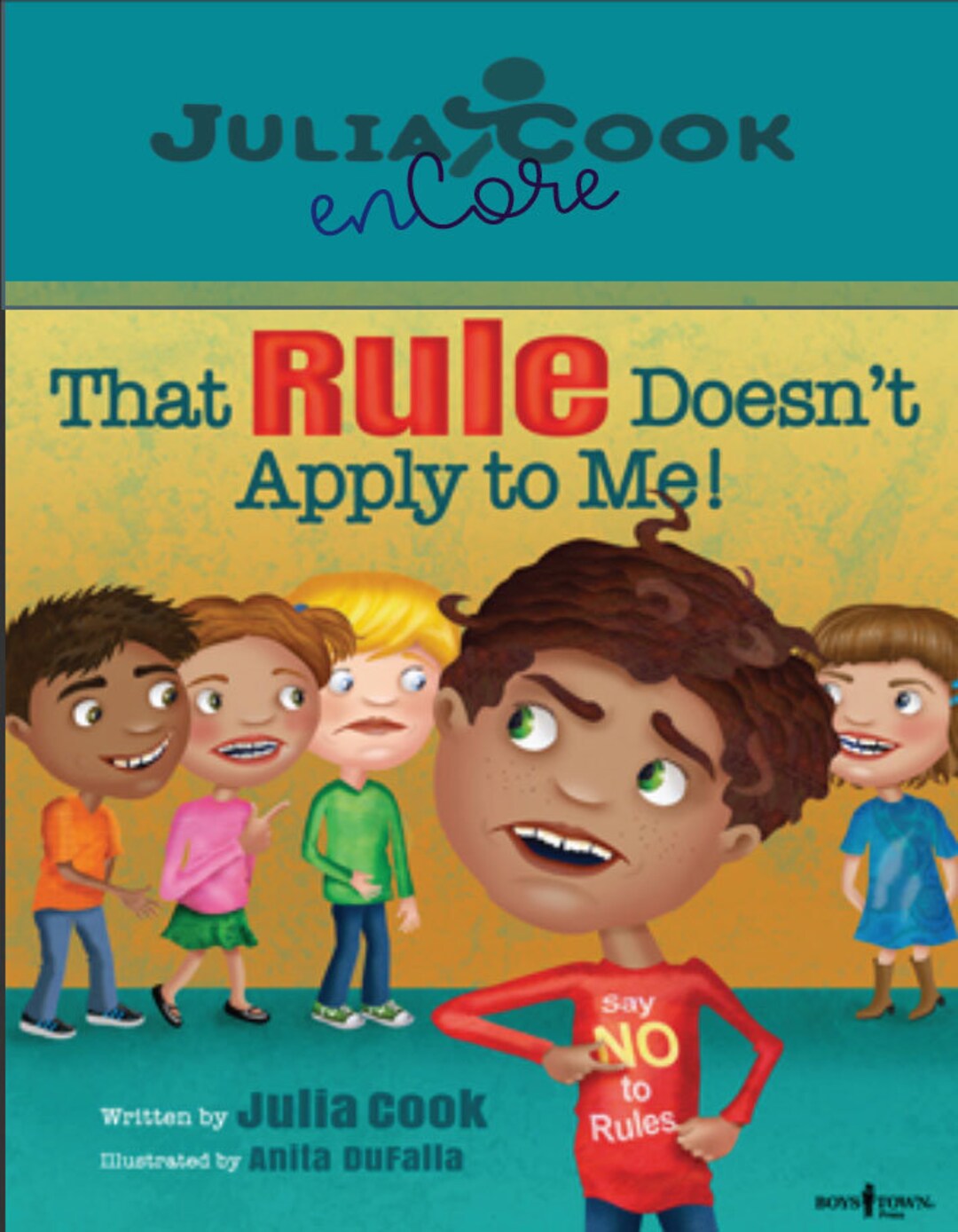 Julia Cook Encore Resource: That Rule Doesn't Apply to Me! - Etsy