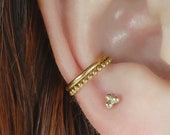 Double Hoop G23 Titanium Conch Clicker Hoop 10mm 12mm Conch | Etsy
