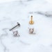 ASTM F136 Pear Star Titanium Conch Earring, Conch Labret, Internally ...