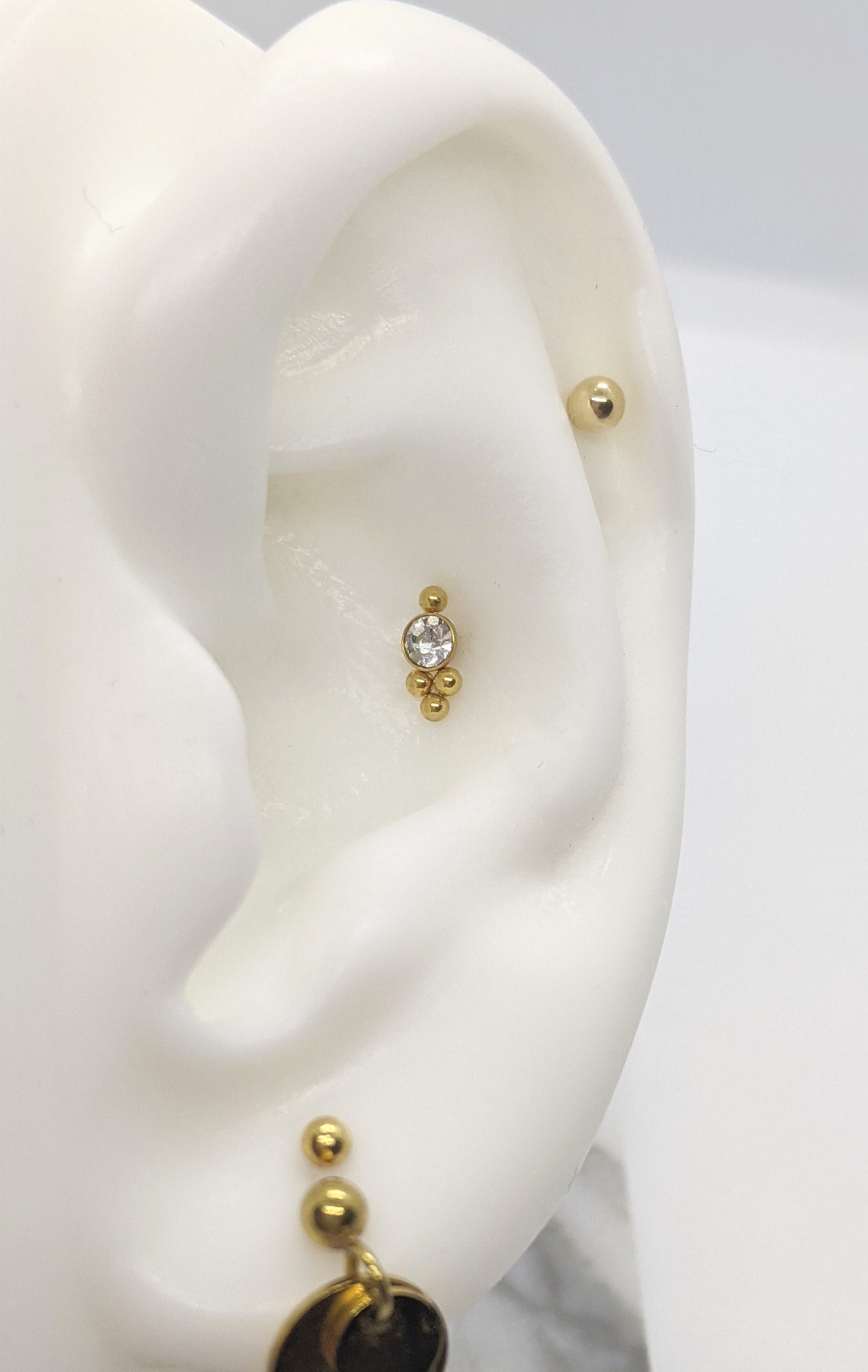 Conch Labret 16 Guage Internally Threaded Conch Earring - Etsy