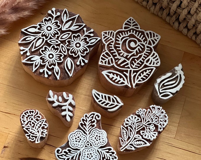 NEW! Wooden Henna Stamps - Etsy