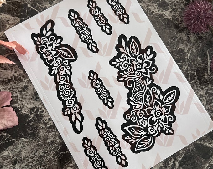 Henna Stencil: MAYA - Etsy